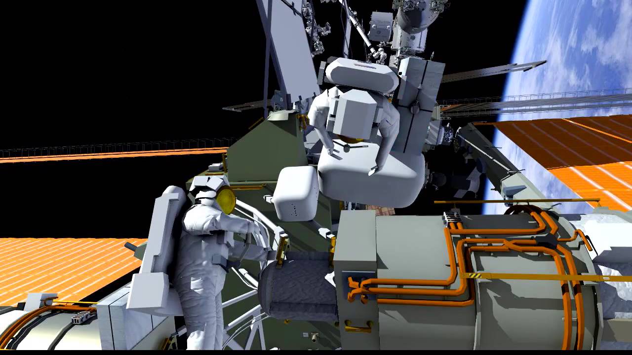 ISS Spacewalk Animation - U.S. EVA #35 SSU Replacement - YouTube