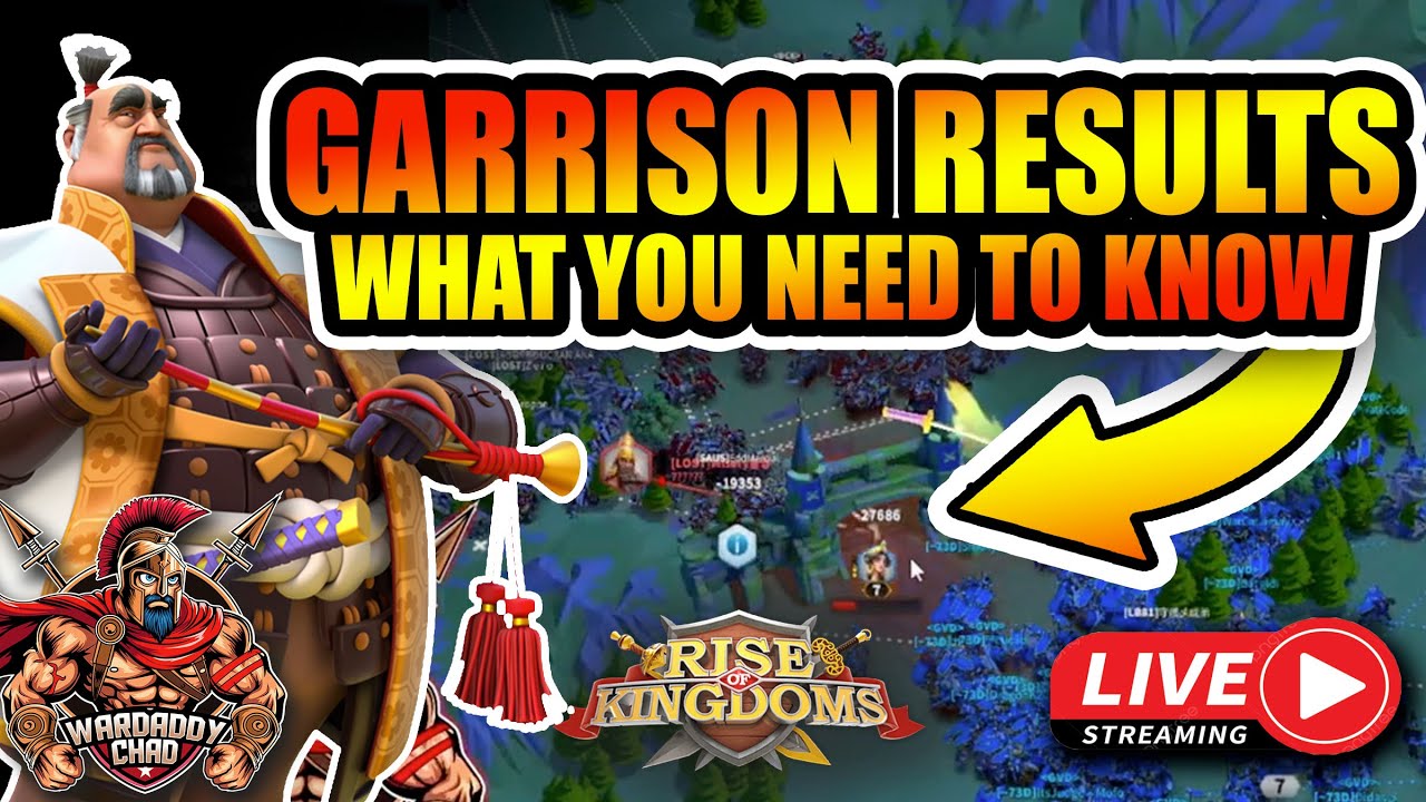 Garrison Results: Mixed and Single Troop Type - Rise of Kingdoms - YouTube