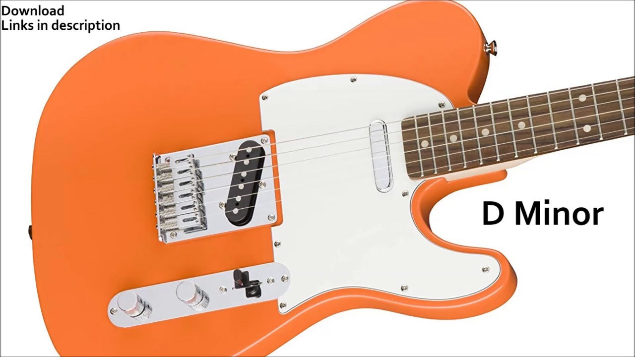 Groovy D Minor Guitar Backing Track - YouTube