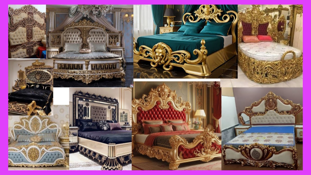 Bedrooms furniture designs /Modren bed set designs/Bridal bedroom ...