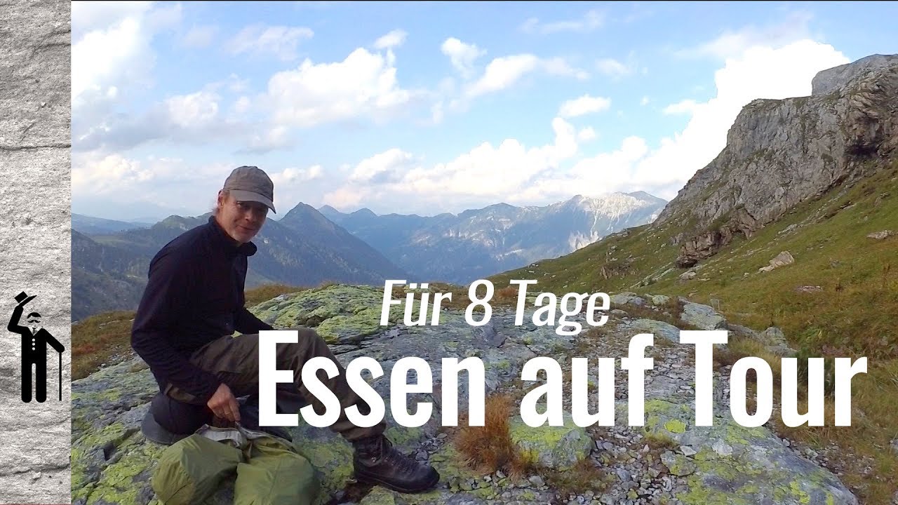 Proviant für mehrtägiges Hochgebirgswandern - autark unterwegs - YouTube