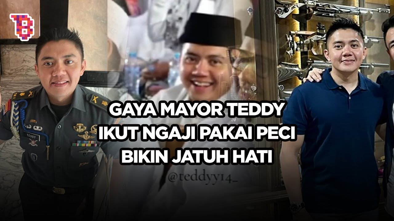 Gaya Mayor Teddy dalam berbagai kesempatan, penampilan saat ikut kajian ...