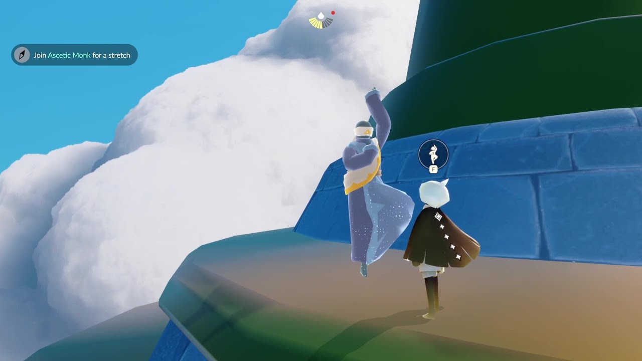 Ascetic Monk's Daily Quest - Stretch in Village - Sky: Children of the Light - YouTube