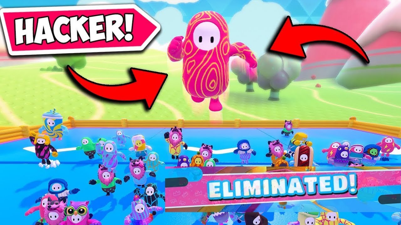 HACKER STOPPED ME FROM WINNING! - Fall Guys Fun Gameplay - YouTube