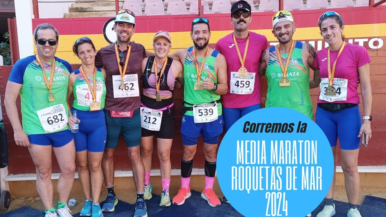 MEDIA MARATON DE ROQUETAS DE MAR 2024 - YouTube