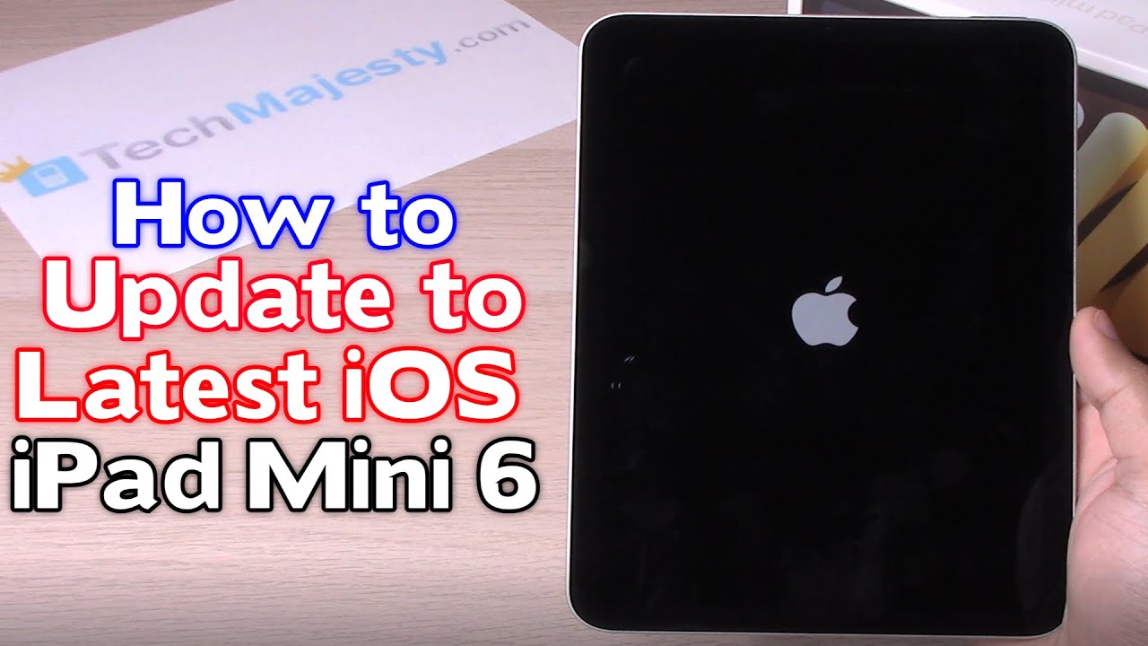 How to Update to Latest iOS (Software Update) on iPad Mini 6 (2021 ...