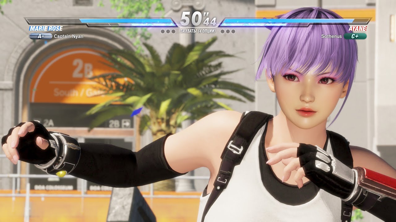 DOA6, Captain Nyan, Marie Rose Vs Sotherius, Ayane, Tifa Lockhart, Dead ...