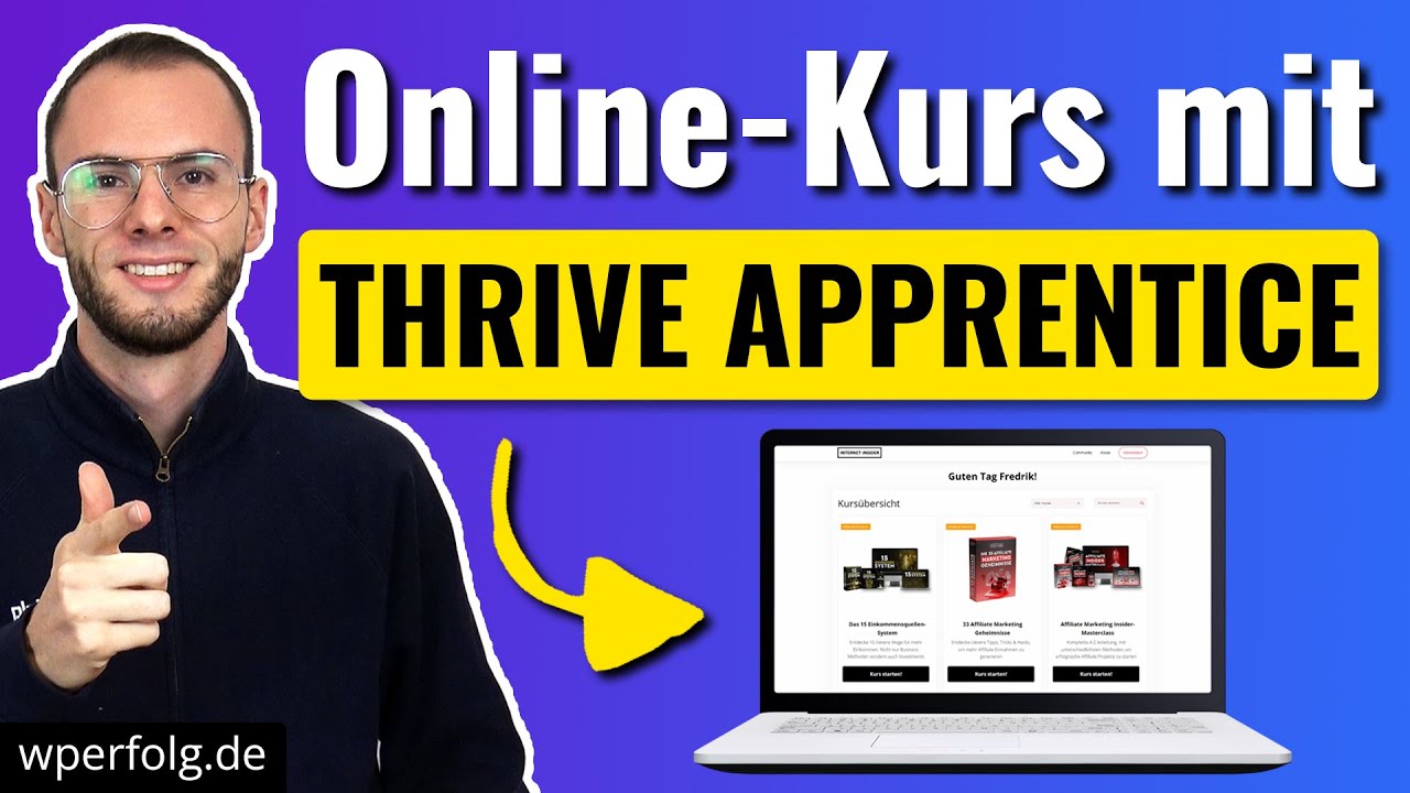 Thrive Apprentice MEGA-Tutorial (2025): Top #1 Online Kurs & Mitgliederbereich A-Z Anleitung ...