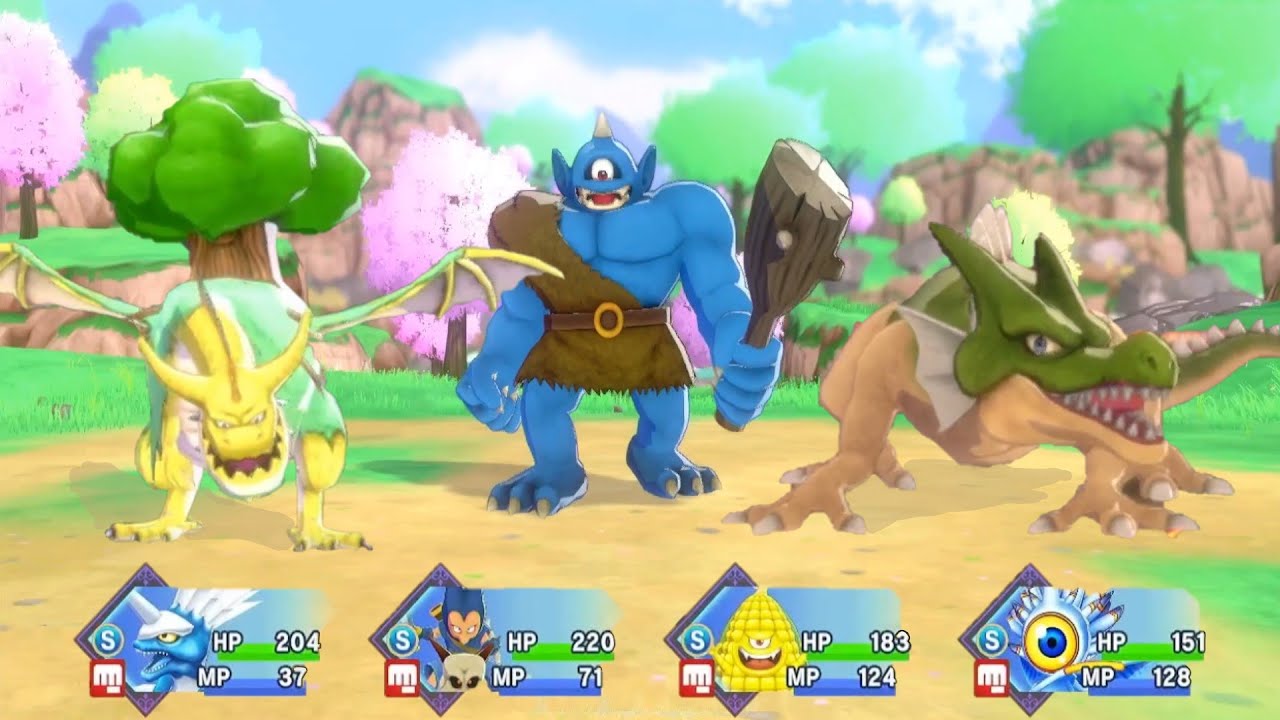 Dragon Quest Monsters: The Dark Prince Demo Cyclops, Lumbering Lizard ...