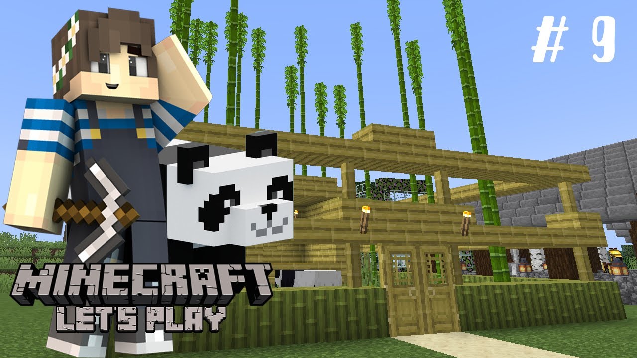 PANDA ENCLOSURE! - Minecraft Let's Play (EP.9) - YouTube