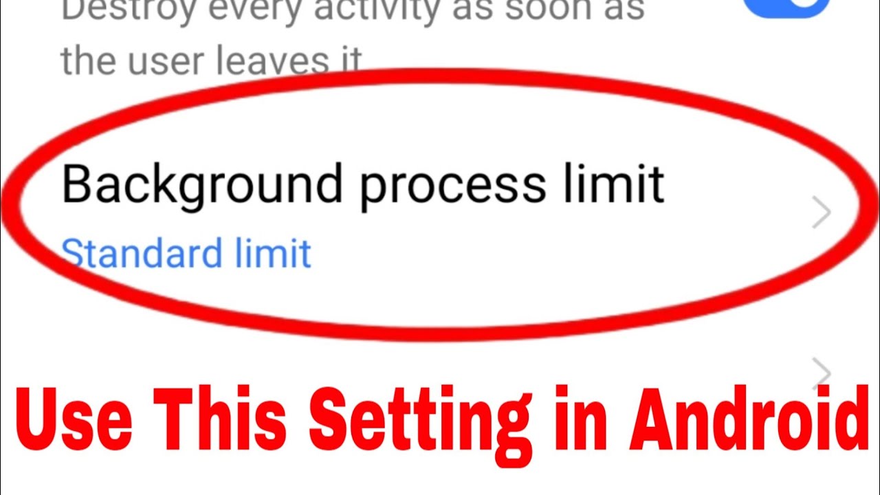 Background process limit in android ।। how to use Background process ...