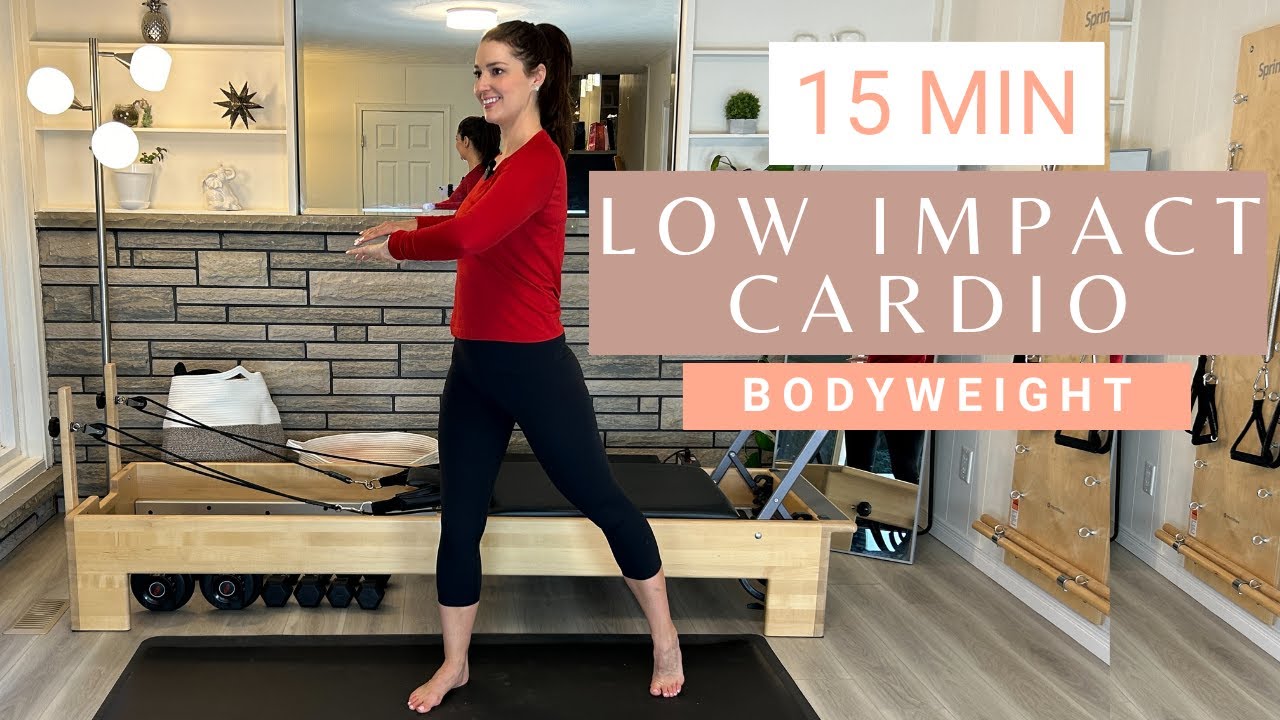 Low Impact Cardio Workout | Energy Boost - Pilates & Yoga Inspired Flow ...