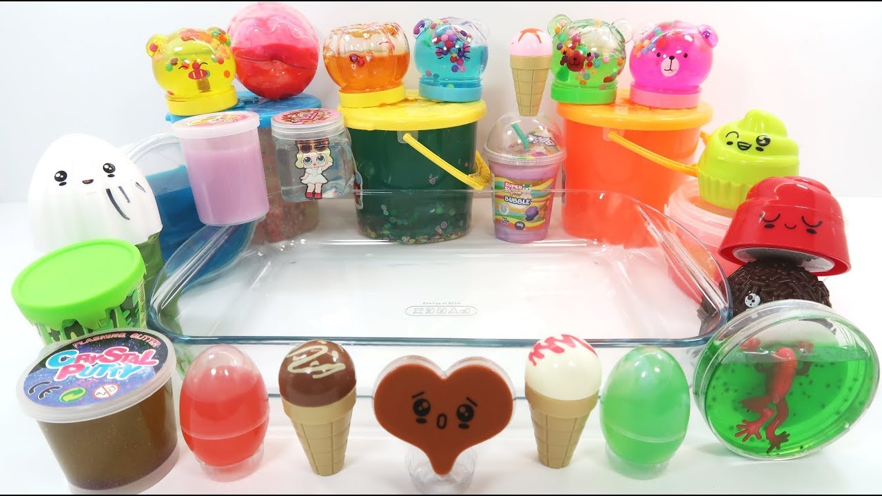 MEZCLANDO MI COLECCIÓN DE SLIME EN UN GRAN SMOOTHIE! MIXING ALL MY ...