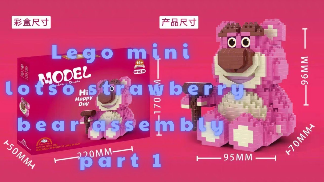 Build a mini lego strawberry bear part #lego #legomini - YouTube