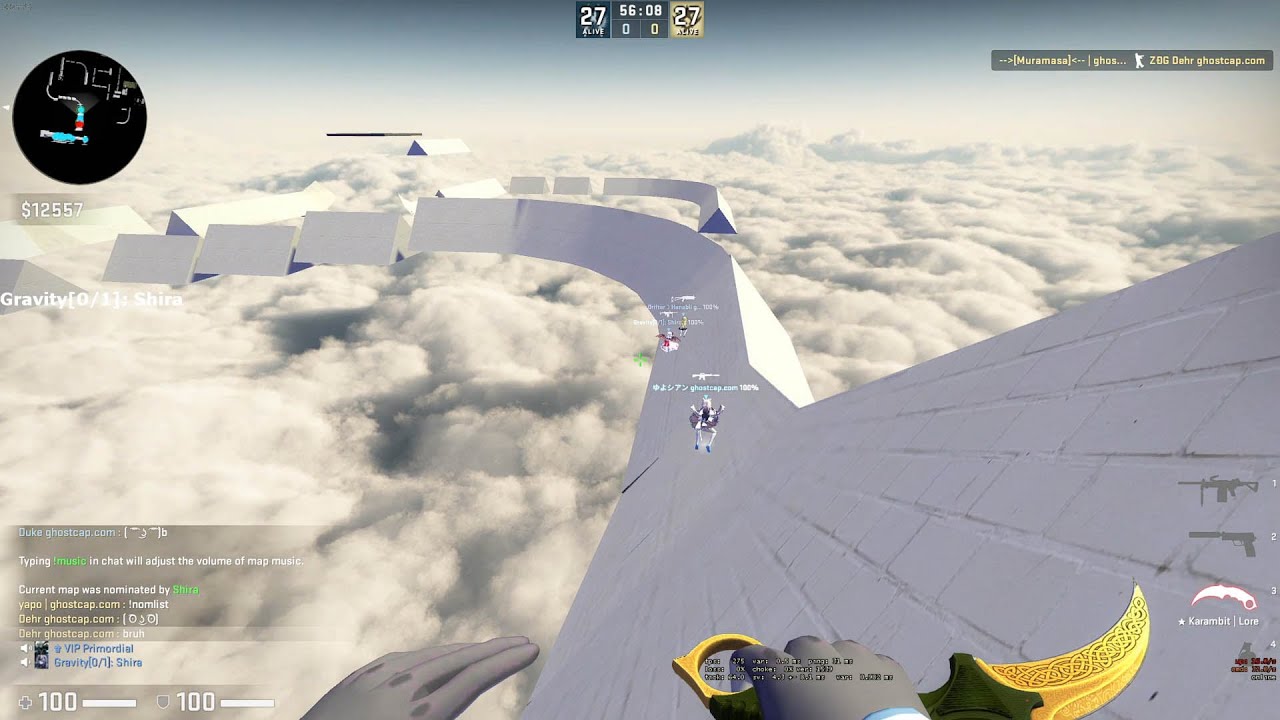 CSGO ZOMBIE ESCAPE ze_surf_vortex_v2_6 - YouTube