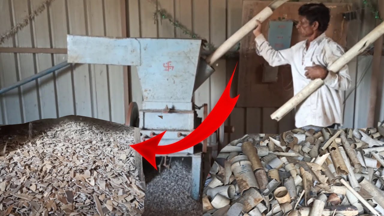 PVC Pipe Grinder Machine| Plastic Scrap Business | Plastic Scrap Plant ...