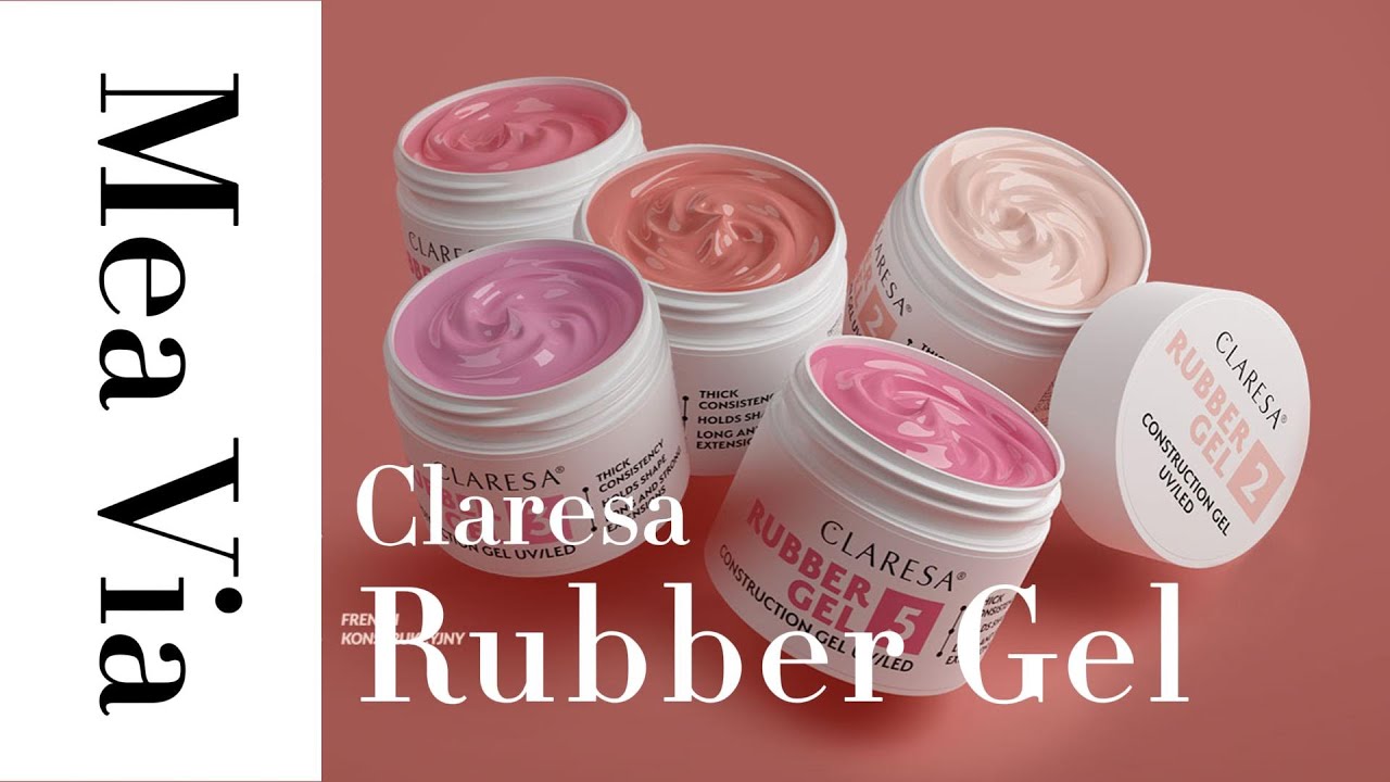 Claresa Rubber Gel - Mea Via Nails Wolrd - YouTube
