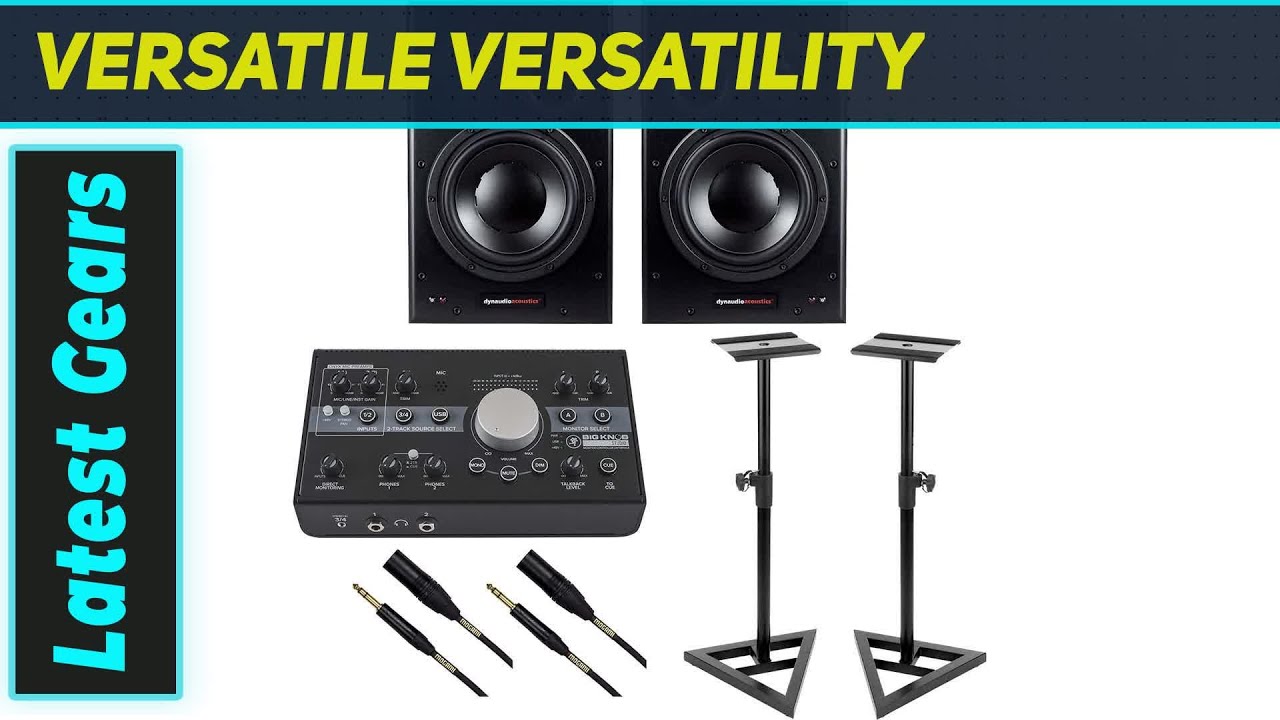 Dynaudio BM15A & Mackie Big Knob: The Ultimate Studio Monitor System ...