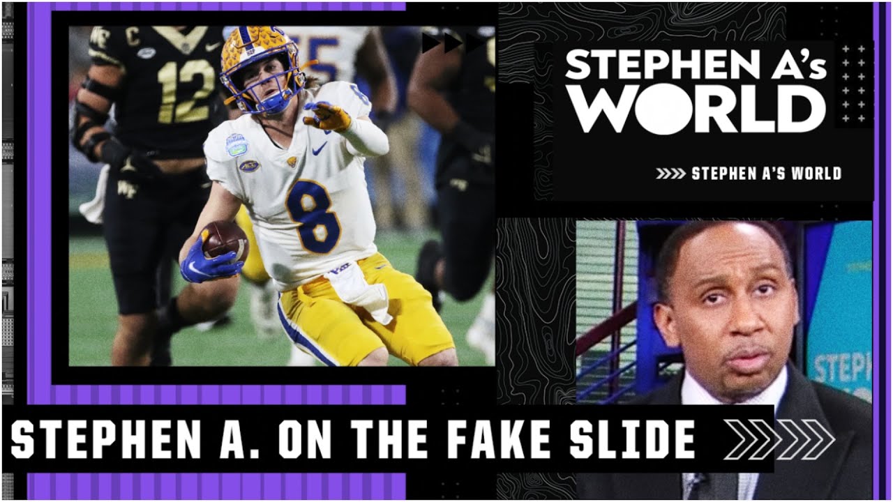 Stephen A. explains why Kenny Pickett’s fake slide shouldn’t be allowed ...