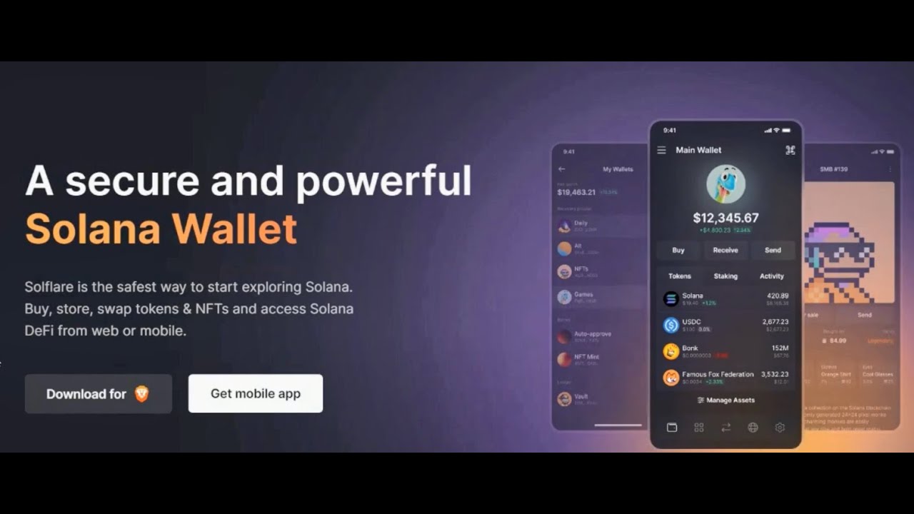Setting Up The Solflare Browser Extension - YouTube