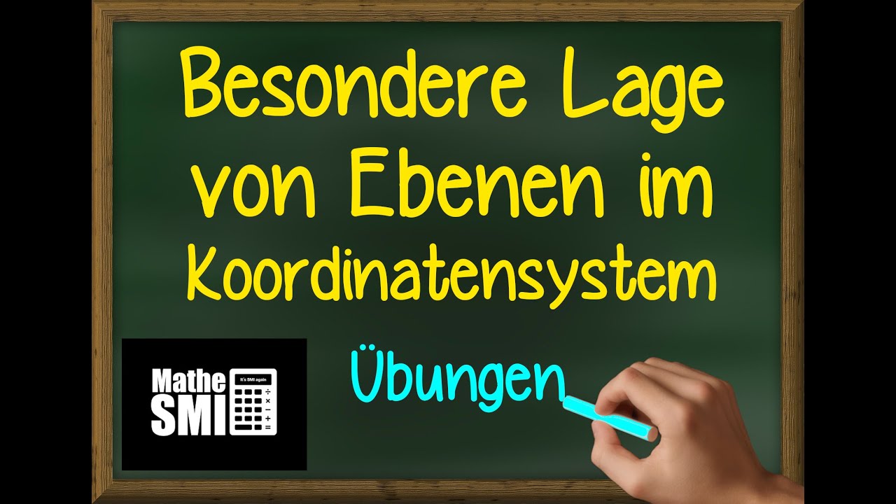 Mathe Abitur: Vektorgeometrie - Besondere Lage von Ebenen im ...