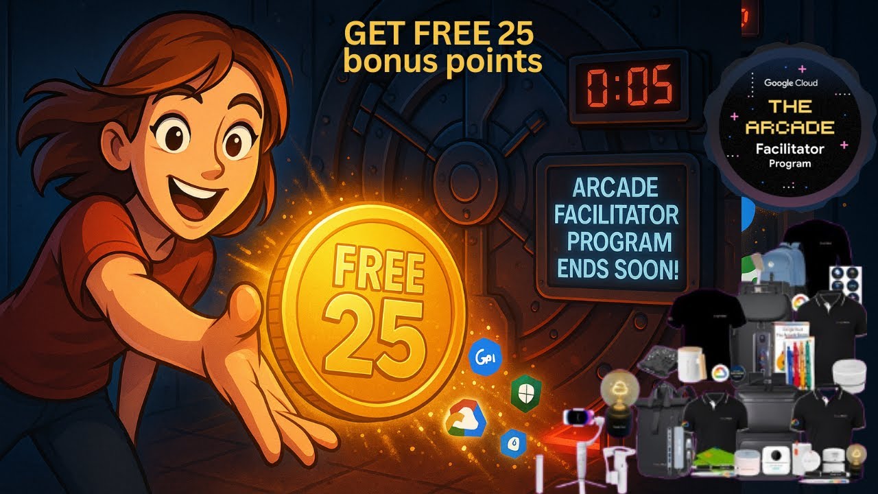 Last Chance: Claim Your 25 Free Arcade Points | Google Cloud Arcade ...