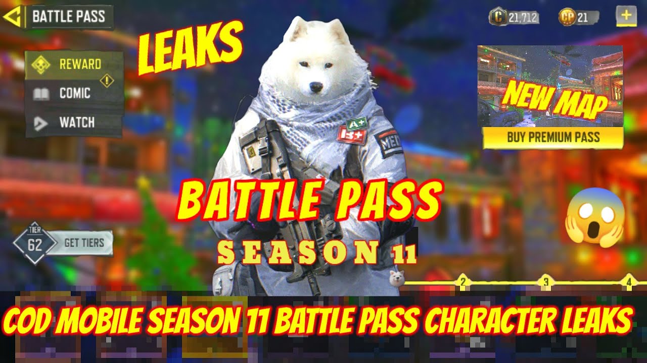 season 11 cod mobile battle pass leaks | codm s11 character,gun,map ...