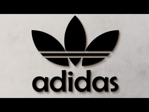How To Make Adidas Logo Design In Adobe Illustrator Tutorial - YouTube
