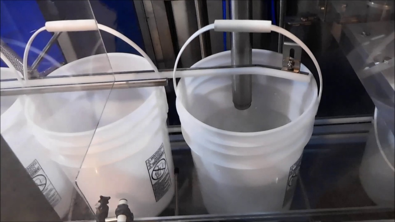 Pail Filler and Lid Presser In House Testing - YouTube