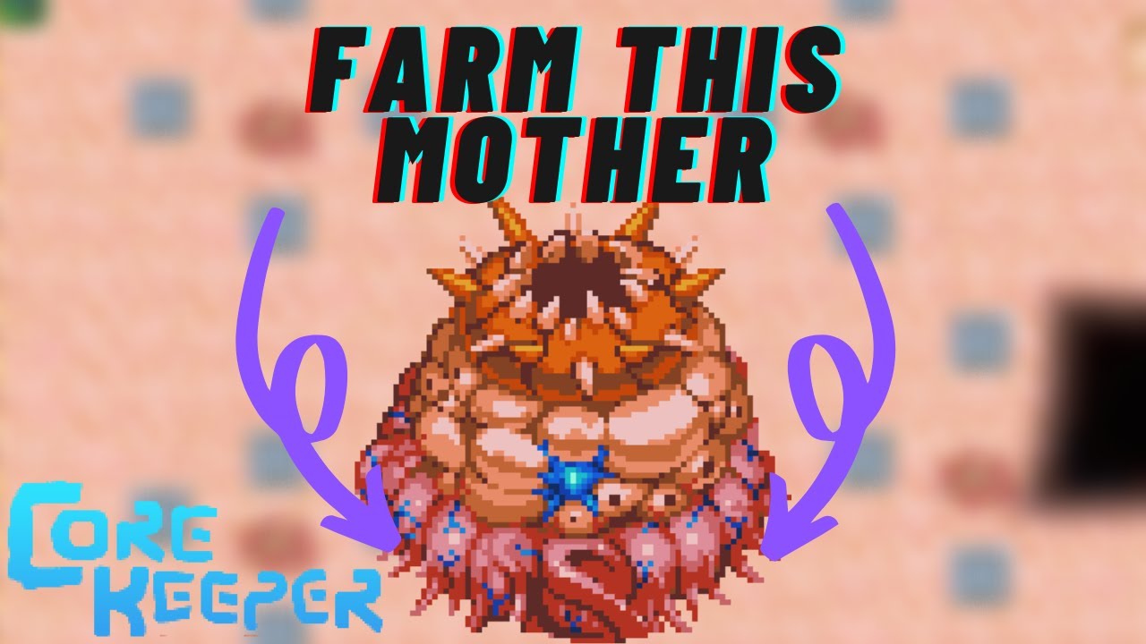 My Ridiculous OP Hive mother farm | Core Keeper Guide - YouTube