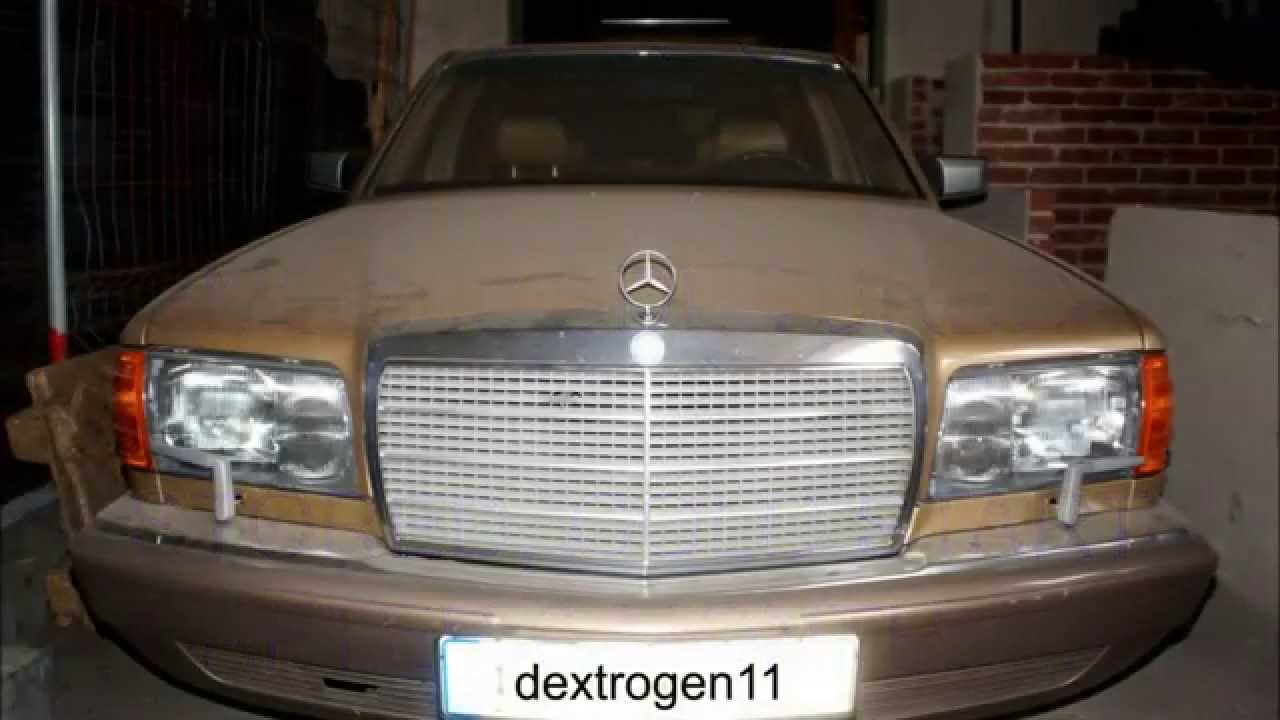 Mercedes-Benz 300 SDL TURBO - W126 - DIESEL COLD START AFTER 6 MONTH ...