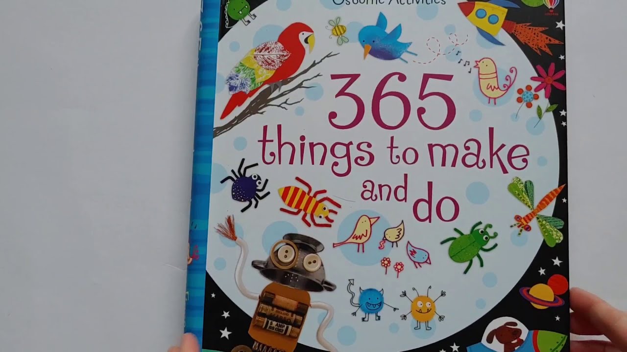 365 Things to Make and Do - Usborne Books at Home Canada - YouTube