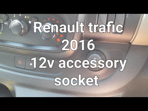 Renault trafic 2016 - Additional 12v accessory socket #renaulttrafic ...