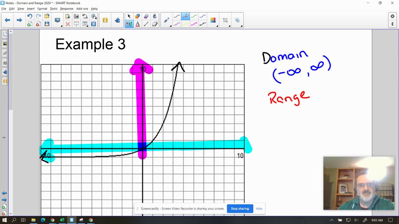 Adv. Alg 2 - Domain and Range (2) - YouTube