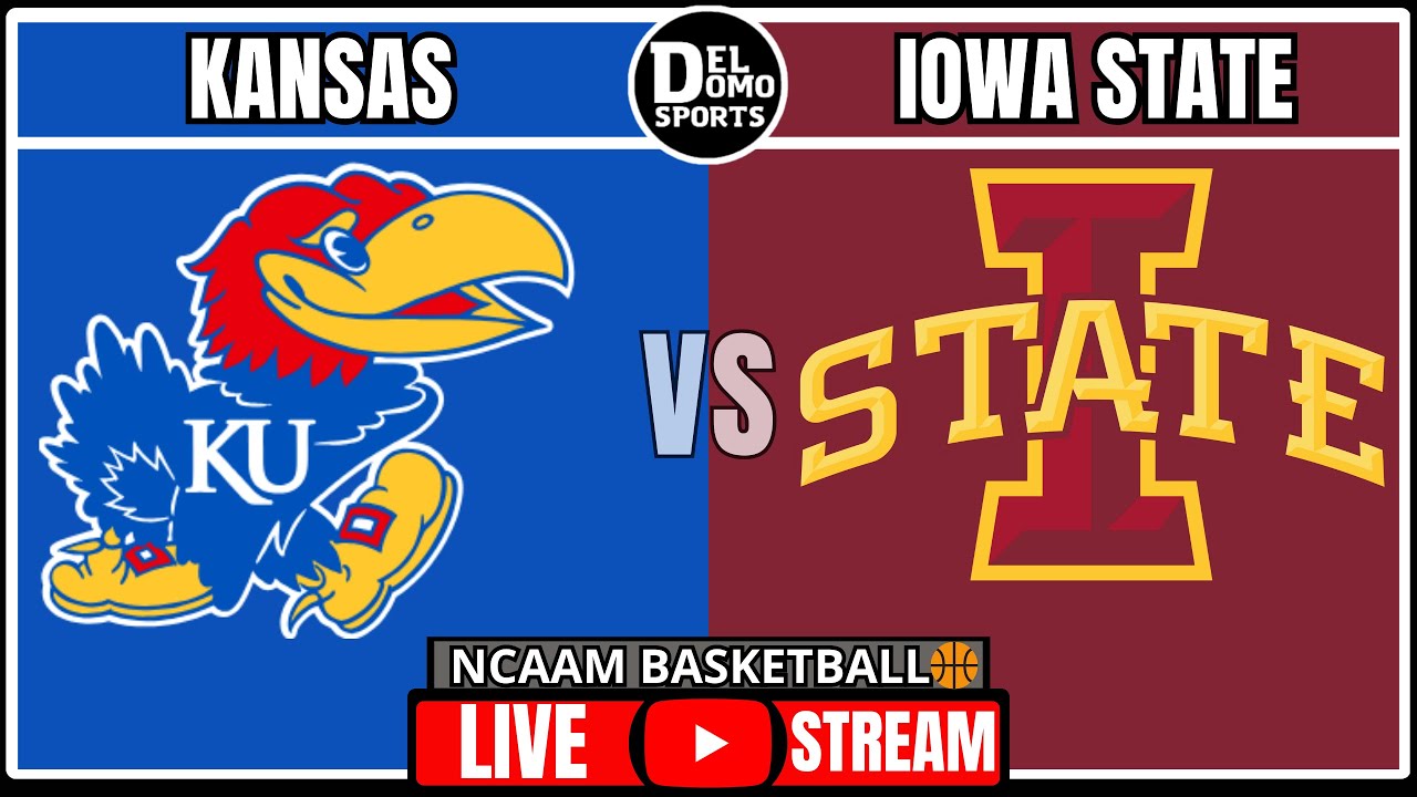 KANSAS VS IOWA STATE - NCAAM Basketball Game Score Play-by-Play 🏀 Jan ...