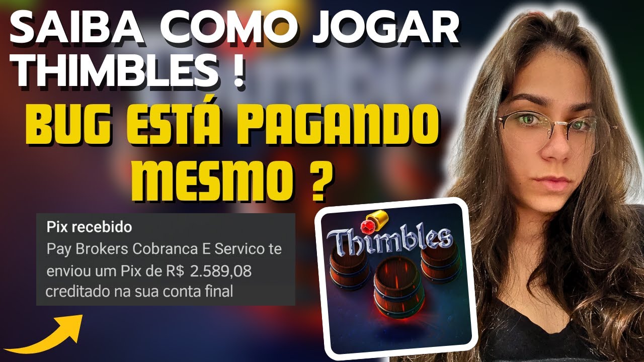 THIMBLES (JOGO DOS COPOS ) NOVO JOGO PAGANDO? THIMBLES COMO JOGAR? THIMBLES FUNCIONA MESMO ...