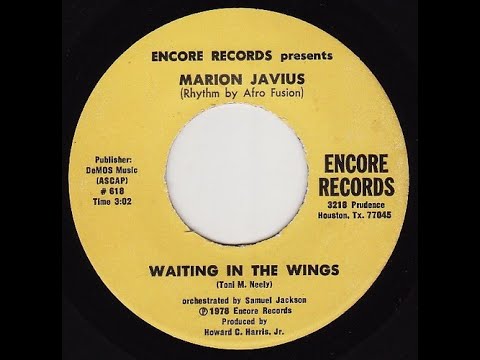 Marion Javius - Waiting in the Wings - YouTube