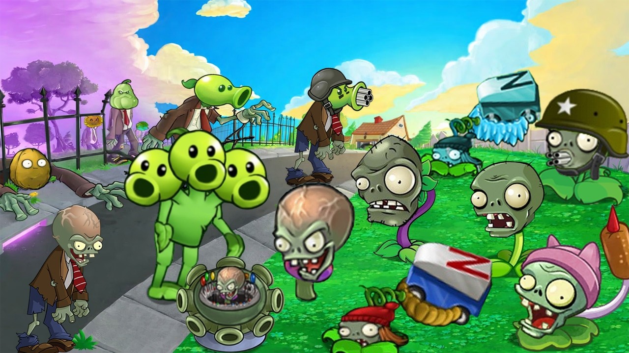 Plants Vs Zombies Zomplants Vs Zombotany Mod Gameplay - YouTube