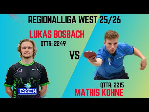 Lukas Bosbach - Mathis Kohne | Regionalliga West 2026