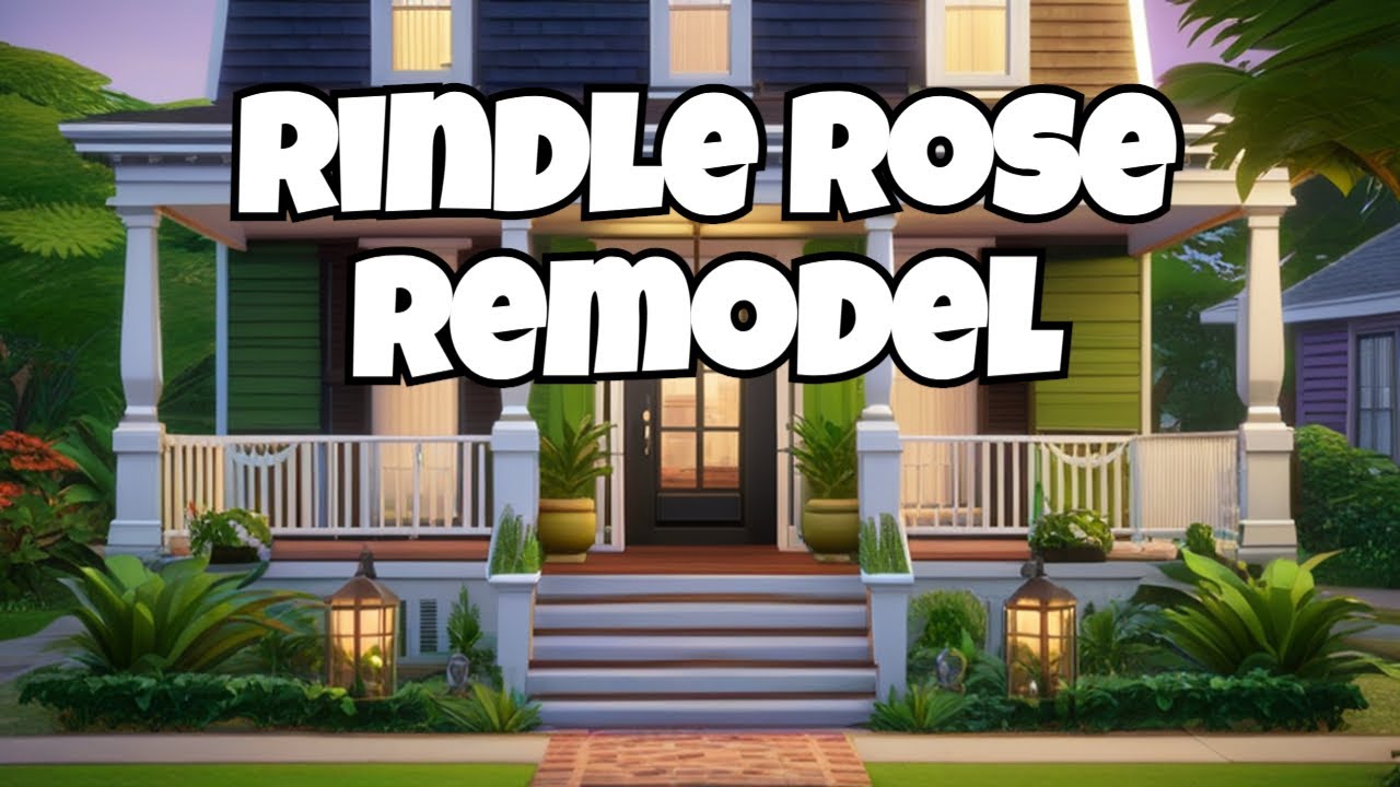 Ep 6: Tiana's Rindle Rose Remodel | The Sims 4 Speed Build - YouTube