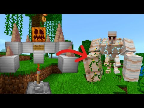 How to summon a Super iron Golem! - YouTube