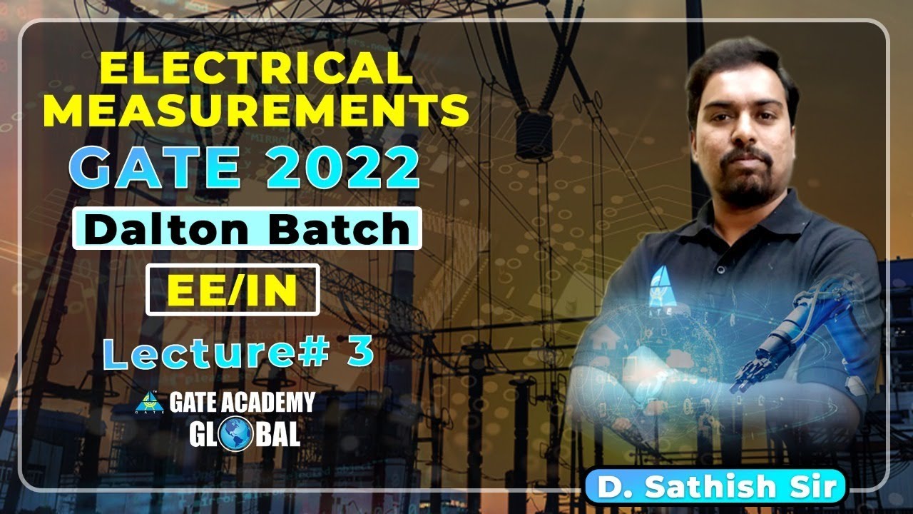 #3|Moving Iron Instrument Part-1|Electrical Measurement By D.Sathish Sir|Dalton Batch |GATE 22 ...