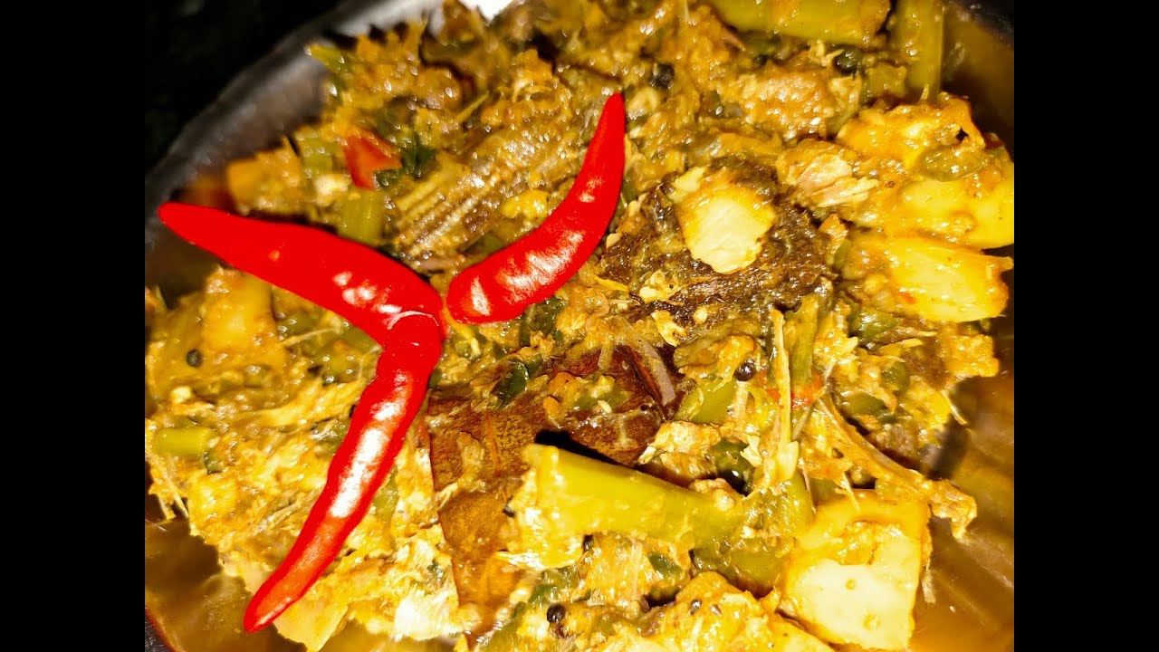 ପୋଇ ମାଛ ମୁଣ୍ଡ ଛେଚଡା/machha munda chhechada/Simple odiya style poi ...