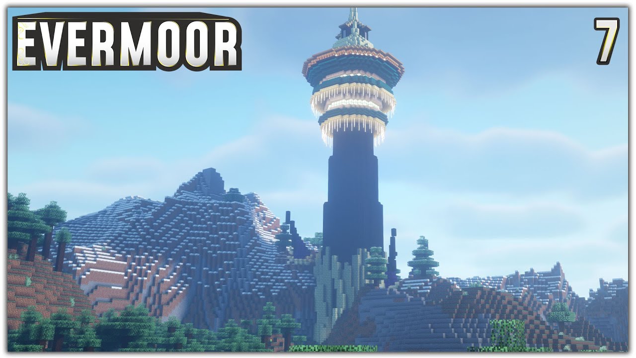 The End Tower | Minecraft Survival Timelapse | Evermoor SMP #7 - YouTube