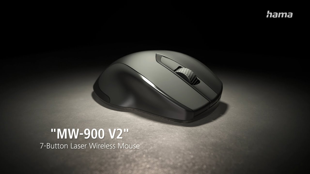Hama "MW-900" 7-Button Laser Wireless Mouse - YouTube