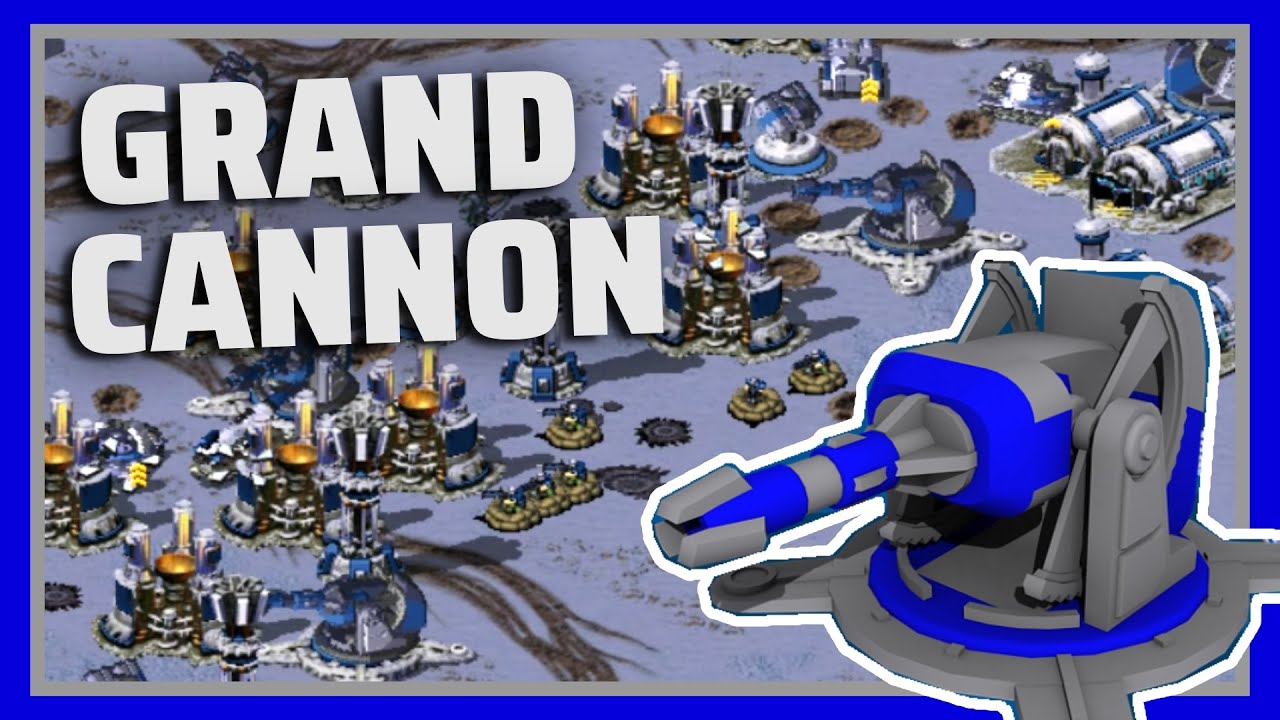 Red Alert 2 | Grand Cannon Defence | (7 vs 1 + Superweapons) - YouTube