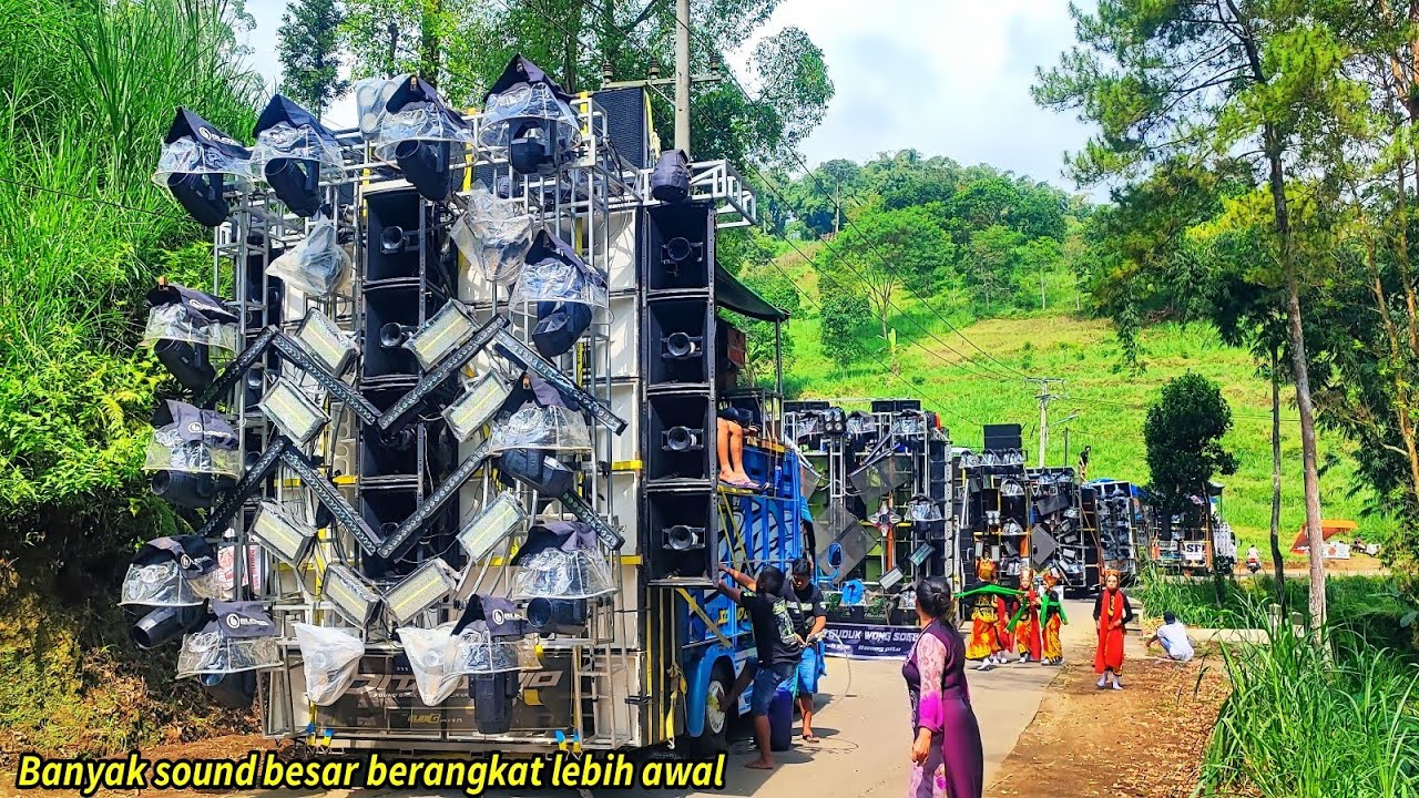 Urutan start sound system karnaval Sukomulyo pujon banyak sound besar ...