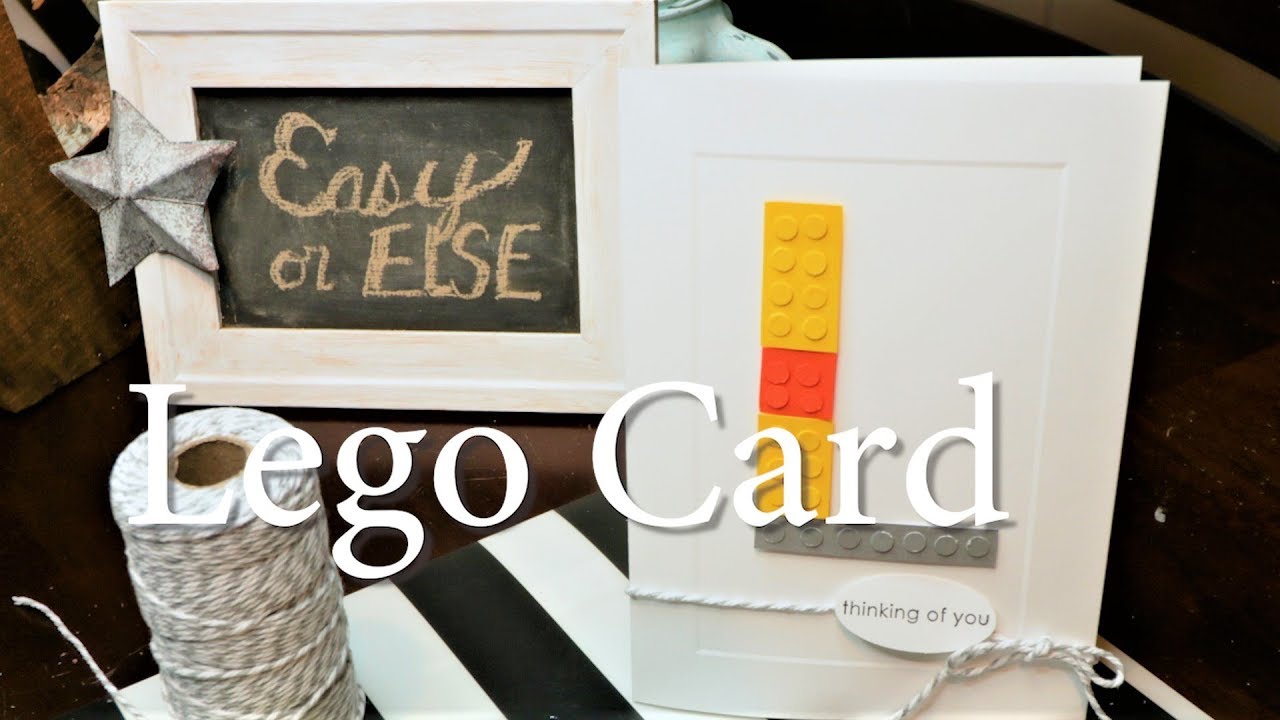 Making a Lego Card - YouTube