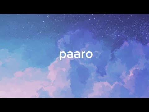 Paaro : aditya rikhari - YouTube