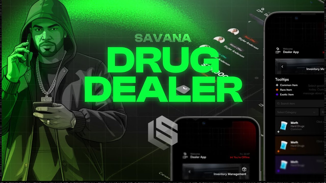 [QB/ESX/QBOX] FiveM | Drug Sales | savana-drugsales - YouTube